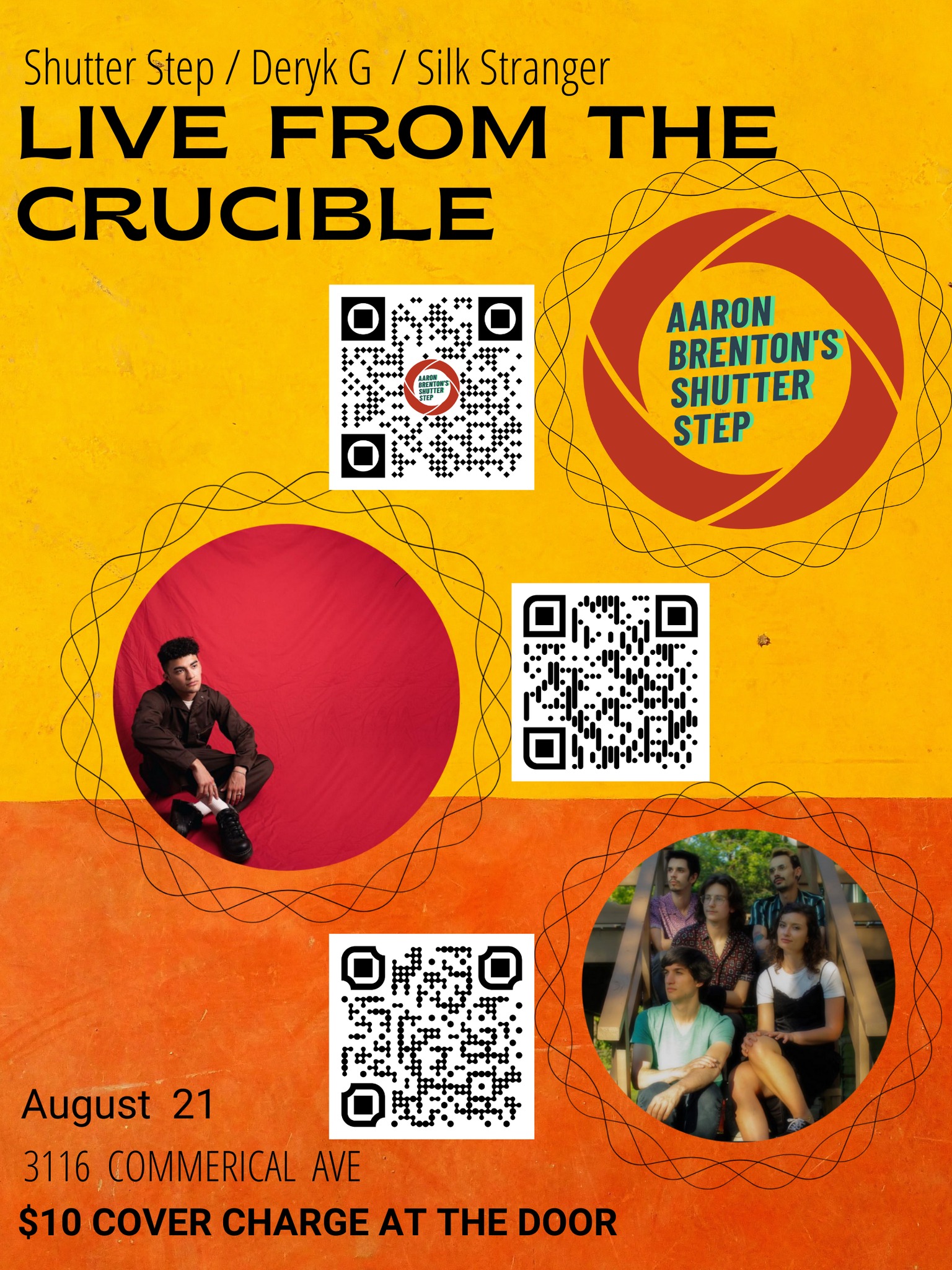 Shutter Step, Deryk G, and Silk Stranger | Crucible