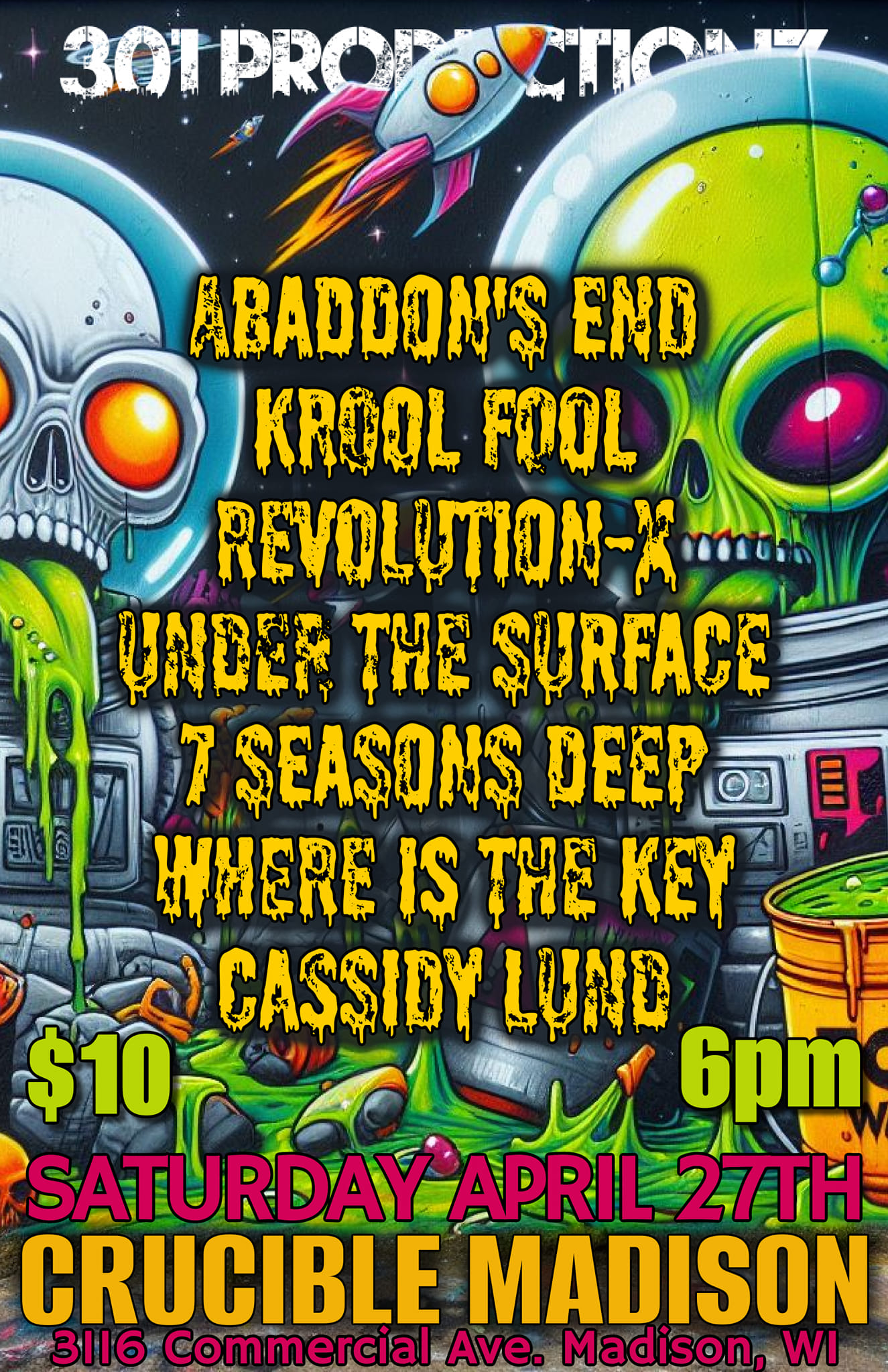 Under the Surface, Krool Fool, Revolution-X, 7 Seasons Deep, Abaddon's ...